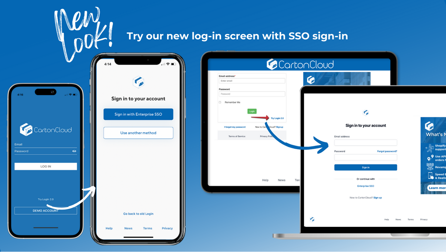 CartonCloud’s Login Screen is Changing